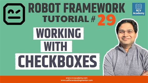 Robot Framework Tutorial 29 Working With Checkboxes Youtube