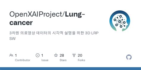 GitHub OpenXAIProject Lung cancer 3차원 의료영상 데이터의 시각적 설명을 위한 3D LRP SW