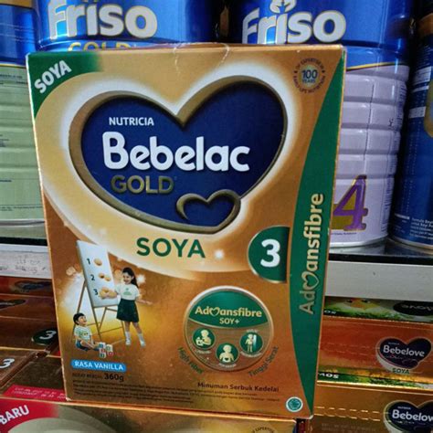 Jual Bebelac Gold Soya 3 360g Shopee Indonesia