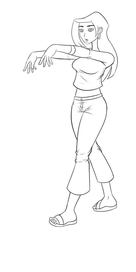 Sarah Lineart By Katsiika On Deviantart