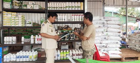 មន្ទីរកសិកម្ម រុក្ខាប្រមាញ់ និងនេសាទខេត្តកោះកុង៖ ចុះត្រួតពិនិត្យដេប៉ូលក់ដុំ លក់រាយនូវថ្នាំ