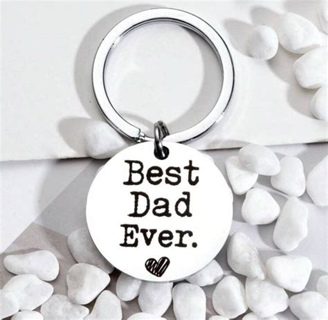 Best Dad Ever Keychain Front Porch Sittin