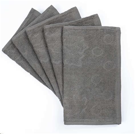 ᐉ Кухонна серветка Gm Textile жакардова 25х45 см Попелястий 380 45 Pepel • Краща ціна в Києві