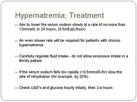 Dysnatremic Disorders Hyponatremia And Hypernatremia Mohamed Osama Ezwaie