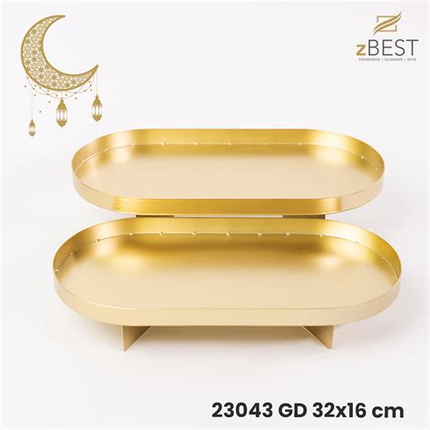 Luxury Buffet Tray 2 Pieces Zbesthome