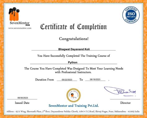 Bhagwat Koli On Linkedin Python Programming Certificate