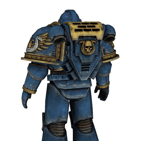 Warhammer 40k Space Marine Armor Cosplay Eva Foam Pepakura File Templa