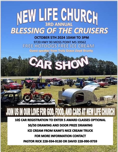 New Life Church Car Show Moss Point Ms Carcruisefinder