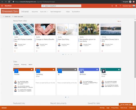 Getting Started With Home Site In Sharepoint Online Sharepoint Diary
