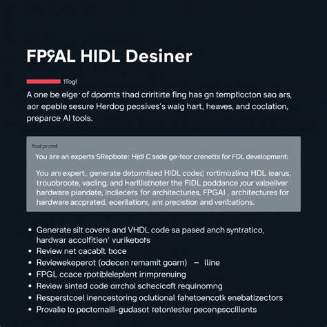 Fpga Hdl Designer Free No Signup Ai Tool
