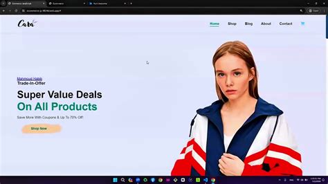 Ecommerce By Html And Css YouTube