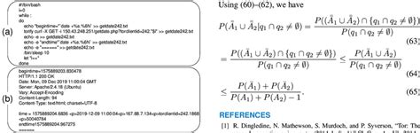 A Shell Script Executed On The Client B Part Of The Output Data Download Scientific