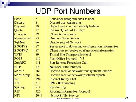 PPT Transport Layer Protocols TCP And UDP PowerPoint Presentation