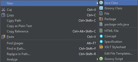 Java Cant See A Custom Template In Intellij Stack Overflow
