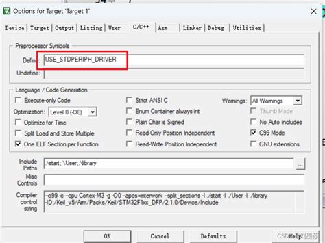 Stm32f103指南者开发板配置函数库工程文件并点灯（使用stlink）stlink与stm32f103 Csdn博客