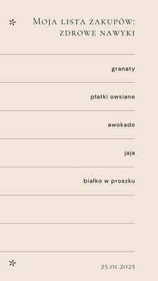 Szablony I Wzory List Zakupów Canva