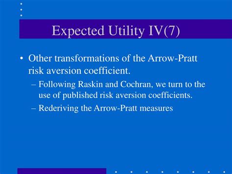 Ppt Mean Variance As Expected Utility Powerpoint Presentation Free