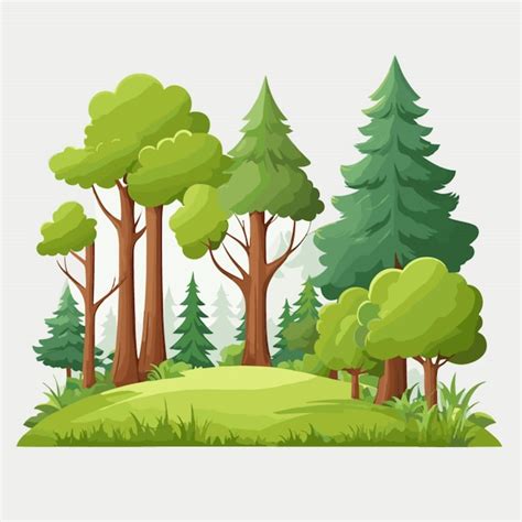 Gratis Vectors En Illustraties Met Bos Tekening Downloaden Freepik