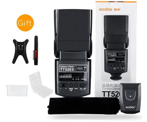 Вспышка Godox TT520 II TT520II 2024 со встроенным беспроводным сигналом ...