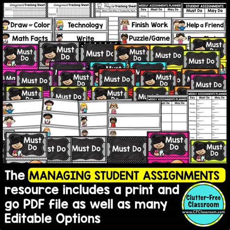 Managing Student Assignments And Projects By Clutter Free Classroom