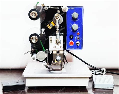 Hp241b Semi Automatic Manual Ribbon Printing Machine Manufacturer Supplier From Indore
