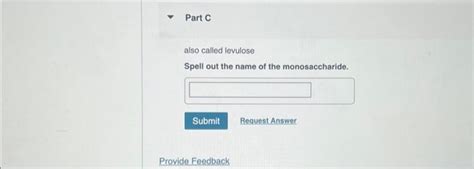 Solved Identify The Monosaccharide That Fits Each Of The