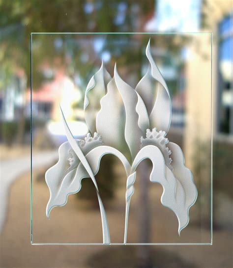 Frosted Glass Effect 3d Sans Soucie Art Glass