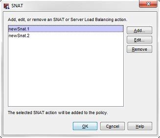 Configure Static NAT SNAT