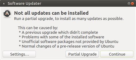 Software Updater Problems Not All Updates Can Be Installed And No Automatic Updates Support