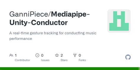 Github Gannipiecemediapipe Unity Conductor A Real Time Gesture