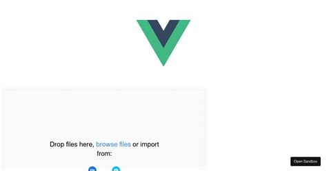 Uppy Vue Example Codesandbox