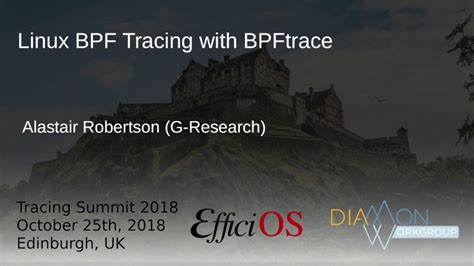 Linux BPF Tracing With BPFtrace Alastair Robertson YouTube