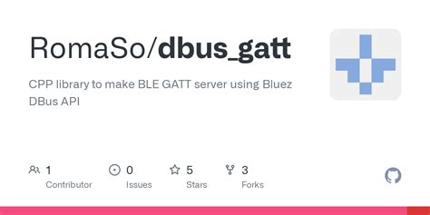 Github Romasodbusgatt Cpp Library To Make Ble Gatt Server Using