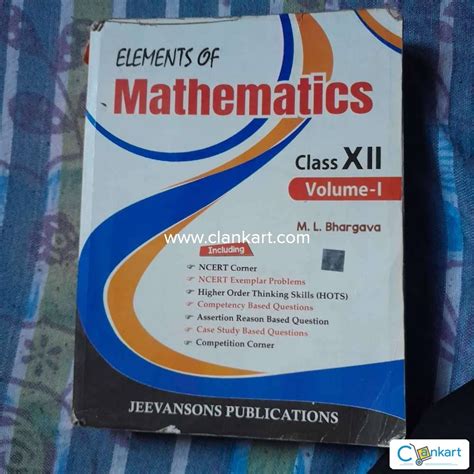 Buy Elements Of Mathematics For Class XII Vol I Vol II Book In Good Condition At Clankart