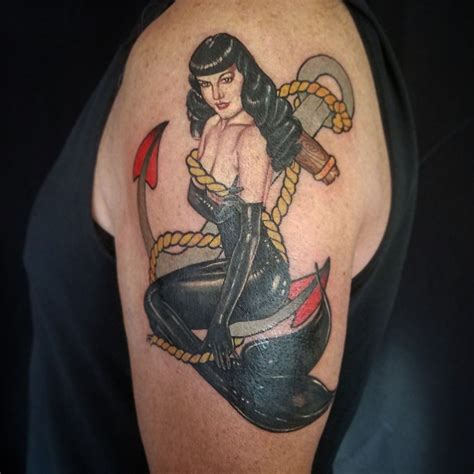 Bettie Page Pin Up Tattoo