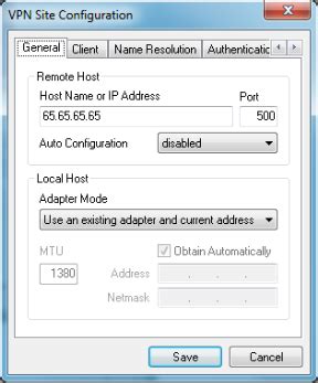Software ShrewSoft VPN Client Setup Zyxel Support Campus USA