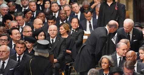 엘리자베스 2세 여왕 장례식 참석한 윤석열 대통령 내외