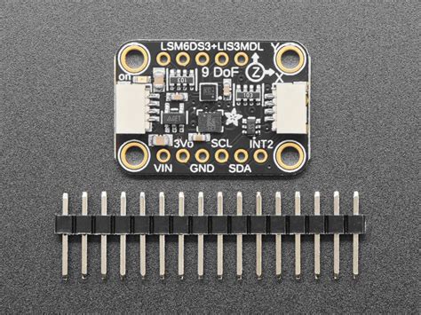 Adafruit LSM6DS3TR C LIS3MDL Precision 9 DoF IMU STEMMA QT Qwiic ID 5543 Adafruit