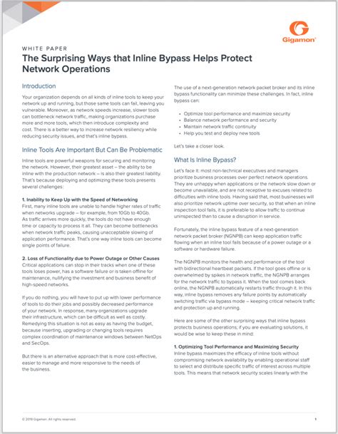 Dont Risk Your Network Use Inline Bypass Gigamon Blog