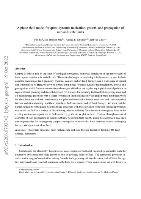 Pdf A Phase Field Model For Quasi Dynamic Nucleation Growth And Propagation Of Rate And