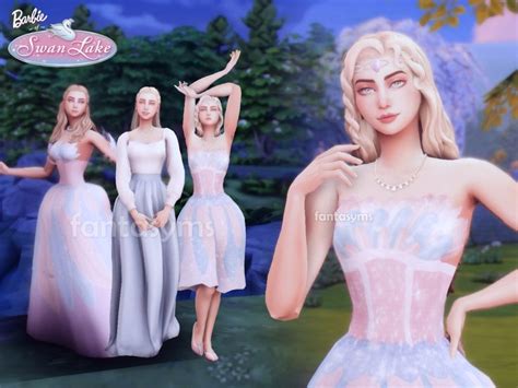 Odette From Swan Lake Ccs List Ballet Outfit Sims 4 Glinda Sims 4 Cc