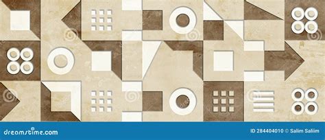 Mosaic Geometric Wall Tile Pattern It Can Be Used For Ceramic Tile
