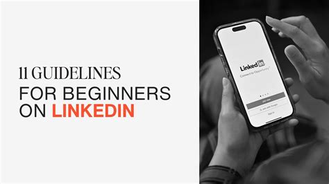 11 Guidelines For Beginners On Linkedin — The Fab Squad
