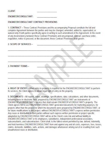 22 Free Construction Consultant Agreement Samples To Download