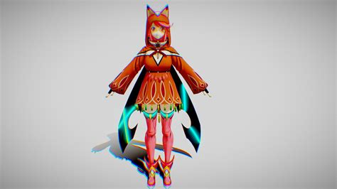 Pyra disfrasada Download Free D model by 雨宮レン oscar dmodel