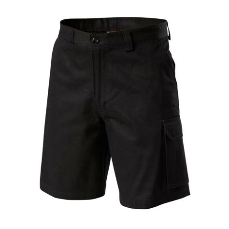 Hard Yakka Generation Gen Y Cotton Cargo Drill Shorts Work Tough