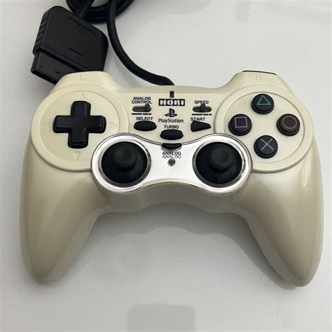 Hori Sony Playstation Analog Sindou Pad 2 Turbo Controller White For P