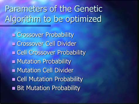 Ppt Neural Optimization Of Evolutionary Algorithm Strategy Parameters Powerpoint Presentation