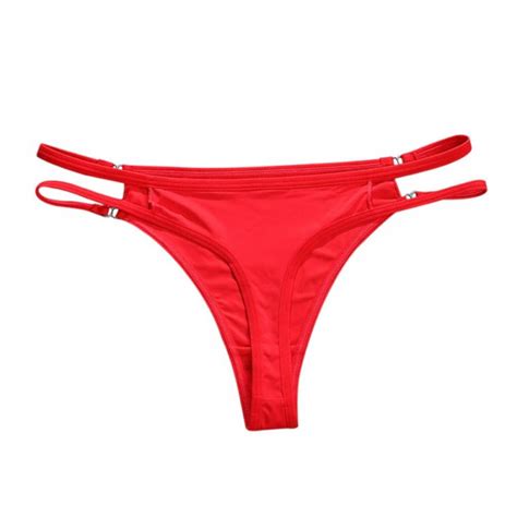 3 Pack G String Thongs For Women Seamless Ice Silk Panties Stretch Low