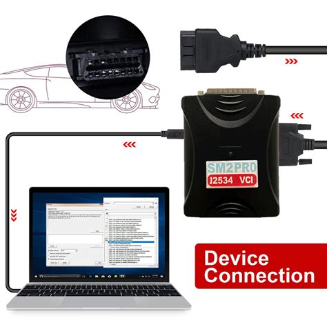 Sm2 Pro J2534 Vci Hardware Full Set Ecu Programmer Ecu Programming Tool
